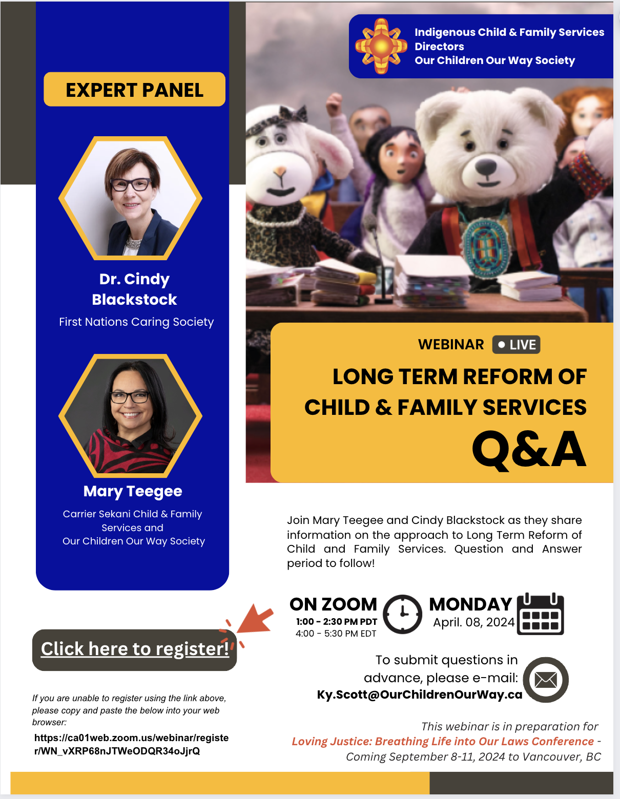 WEBINAR: Child & Family Services Long Term Reform Approach with Dr ...