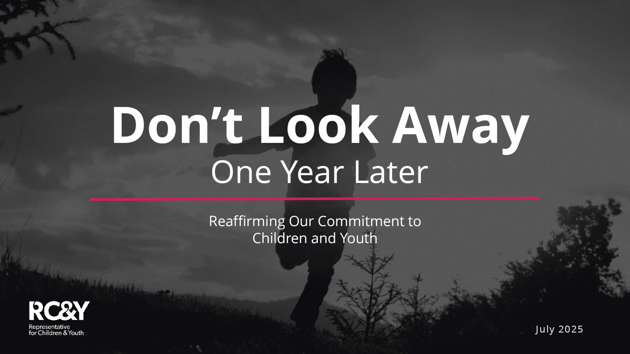 One Year Since “Don’t Look Away”: A Time to Remember, Reflect, and ...